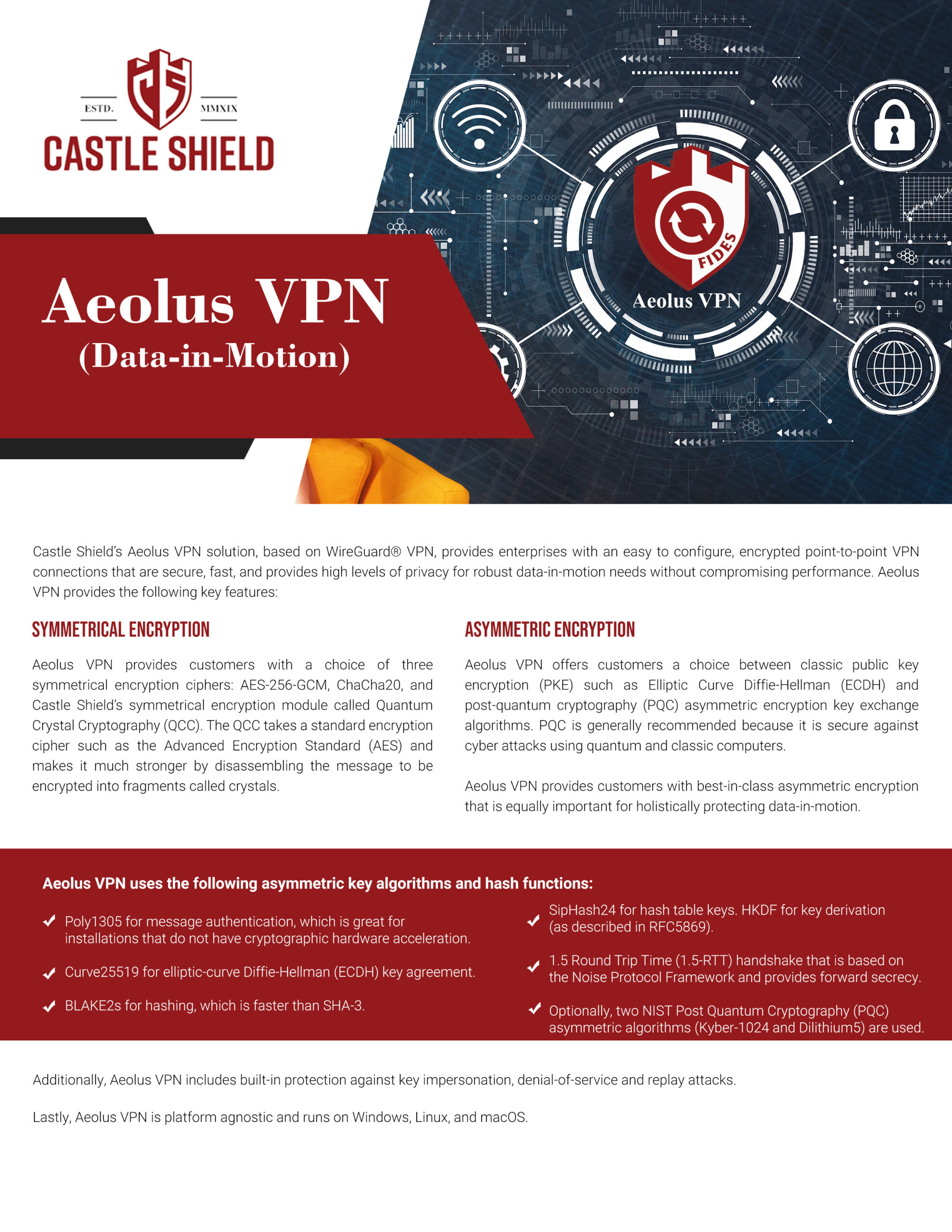 Aeolus VPN Details - Castle Shield Holdings, LLC